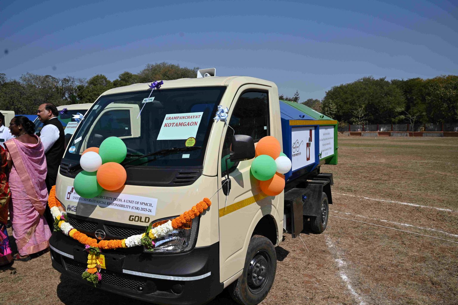 Initiative Of Donating Garbage Collection Vehicle By ISP Under SPMCIL ...