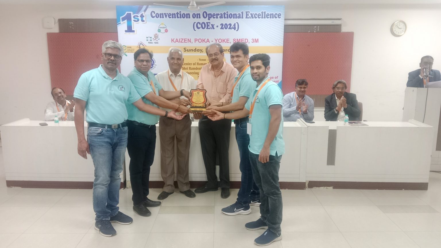 India Security Press, Nashik won Gold Award under kaizen category at ...
